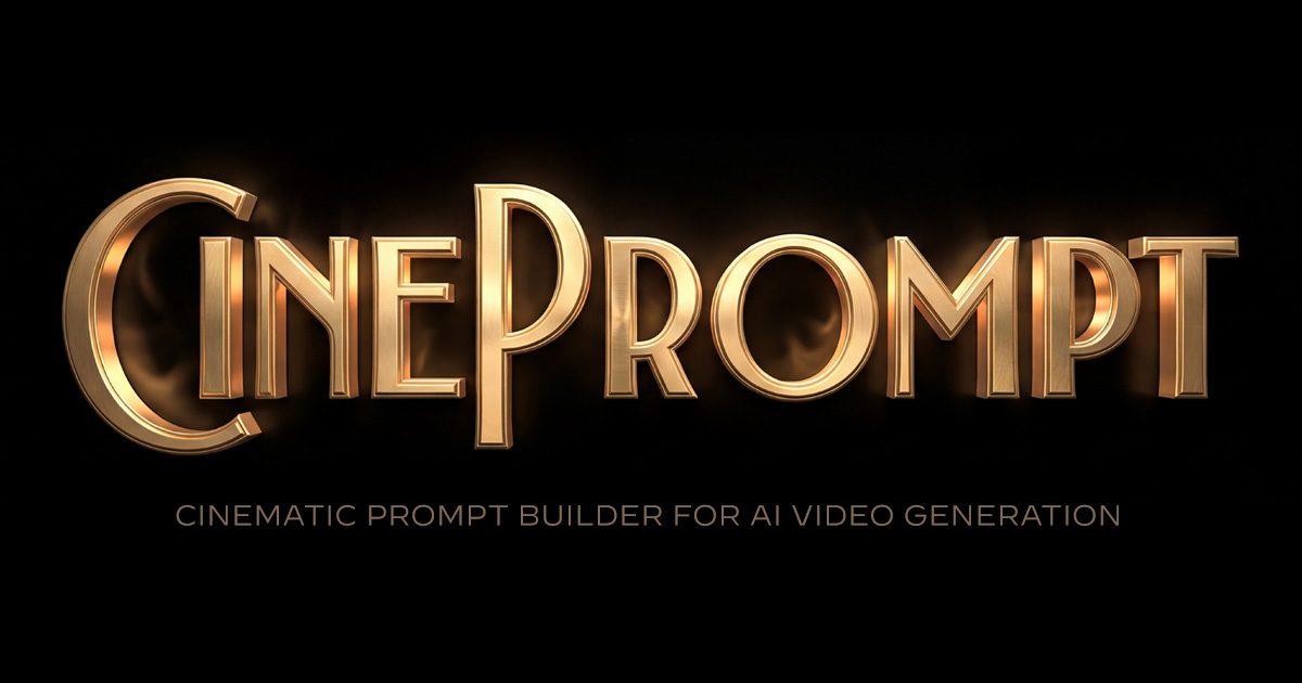 The agent wrote the prompt -- CinePrompt Field Notes